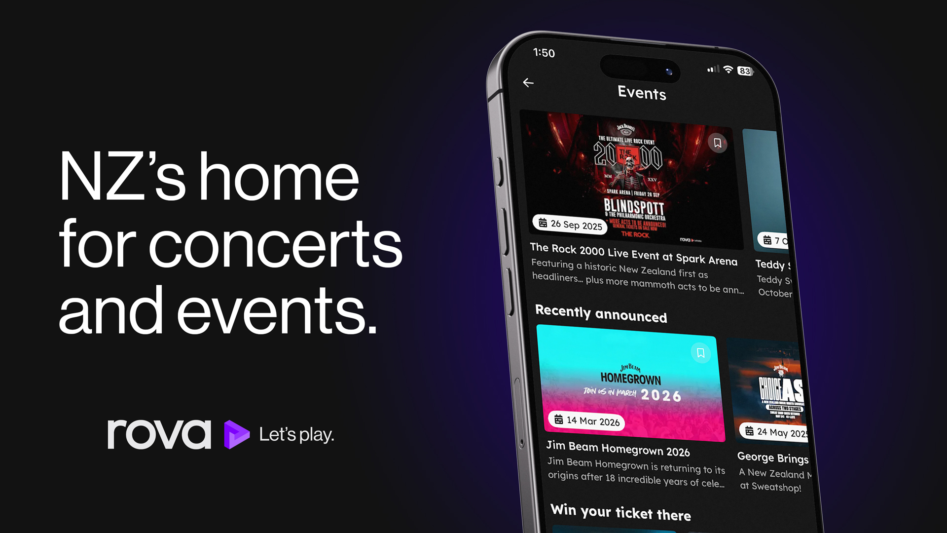 Upcoming NZ concerts and events | rova