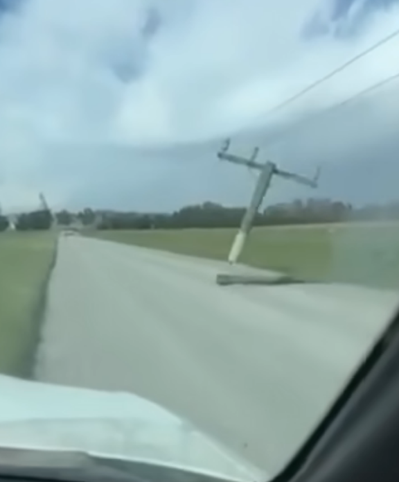 WATCH: Extreme Canterbury wind halves powerline, rolls truck and downs ...