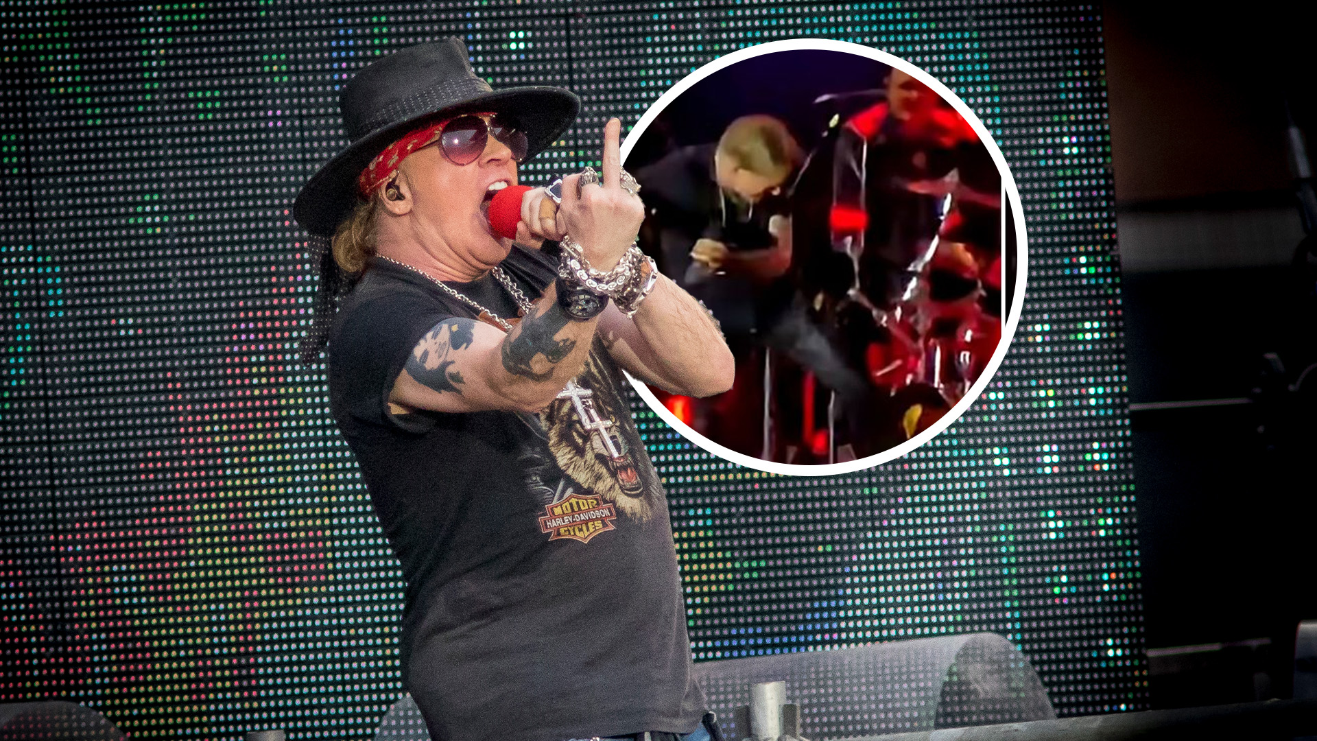 Watch: Axl Rose throws mic and storms off stage at Guns N’ Roses gig | rova