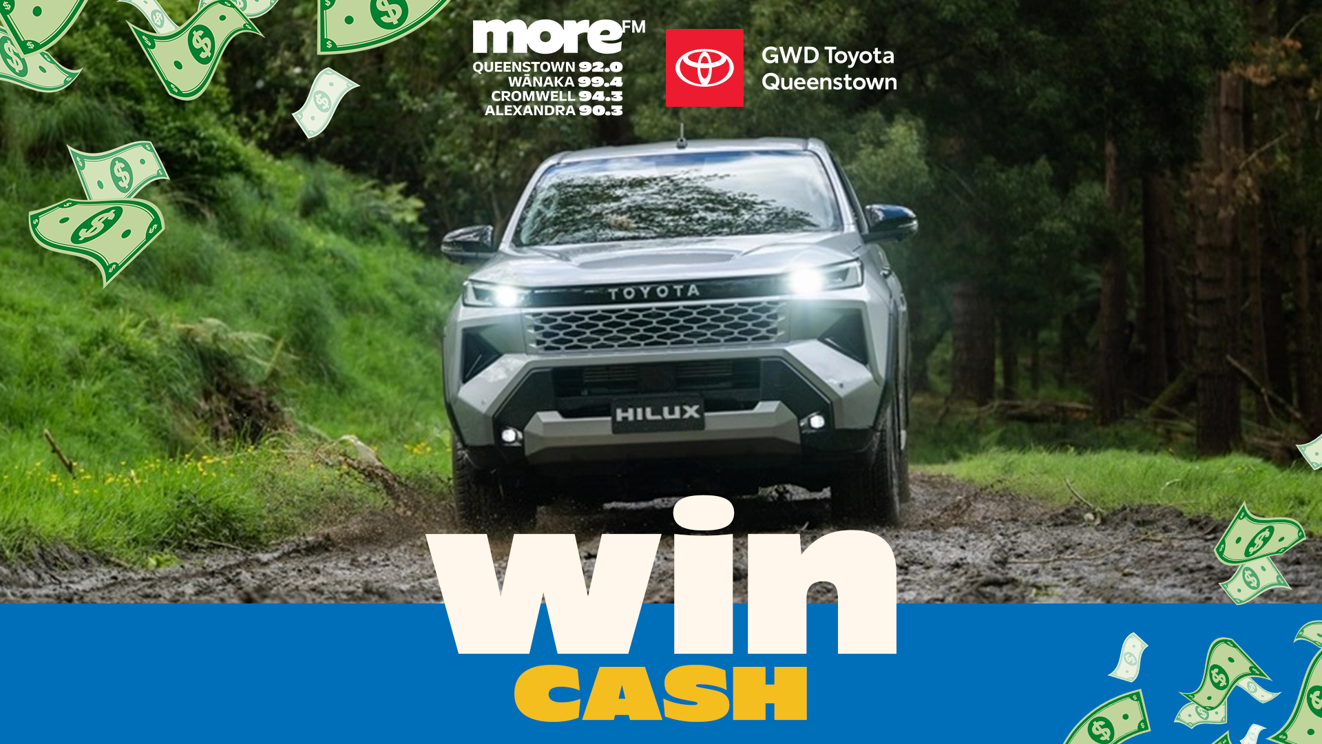 Win back to school cash thank to GWD Toyota Queenstown | rova