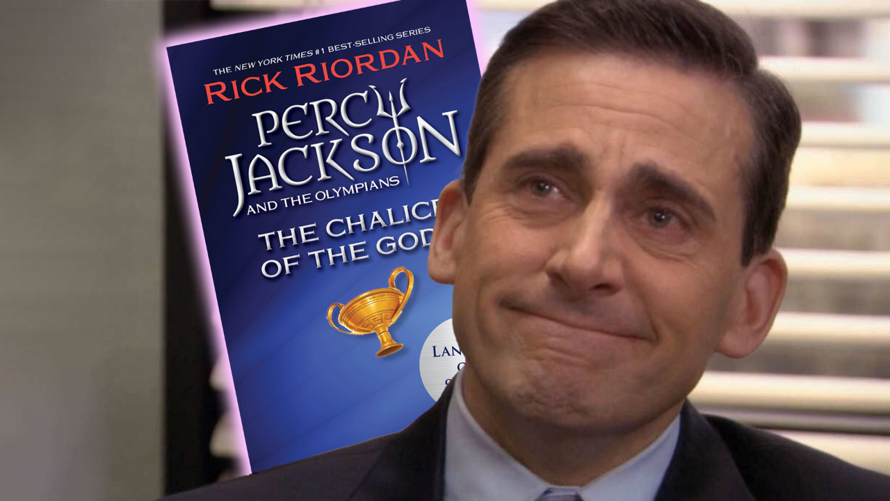 A new Percy Jackson book is on the way and gtg I'm off to Camp Half ...