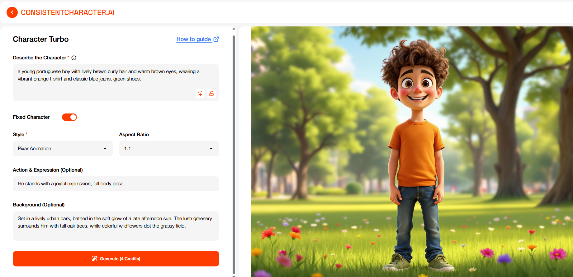 Consistent Character AI