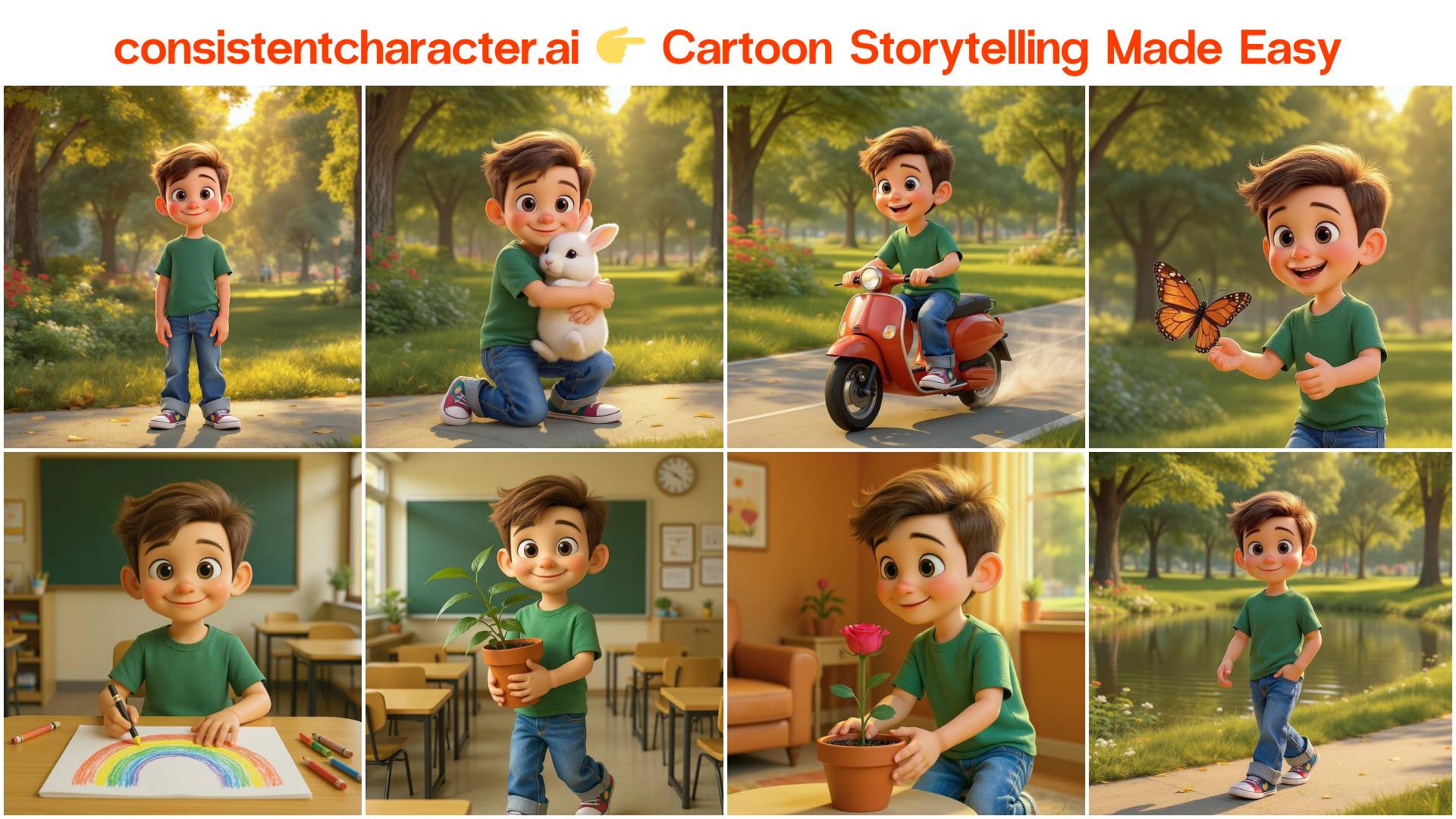 AI Cartoon Generator | Consistent Character AI | AI Cartoon
