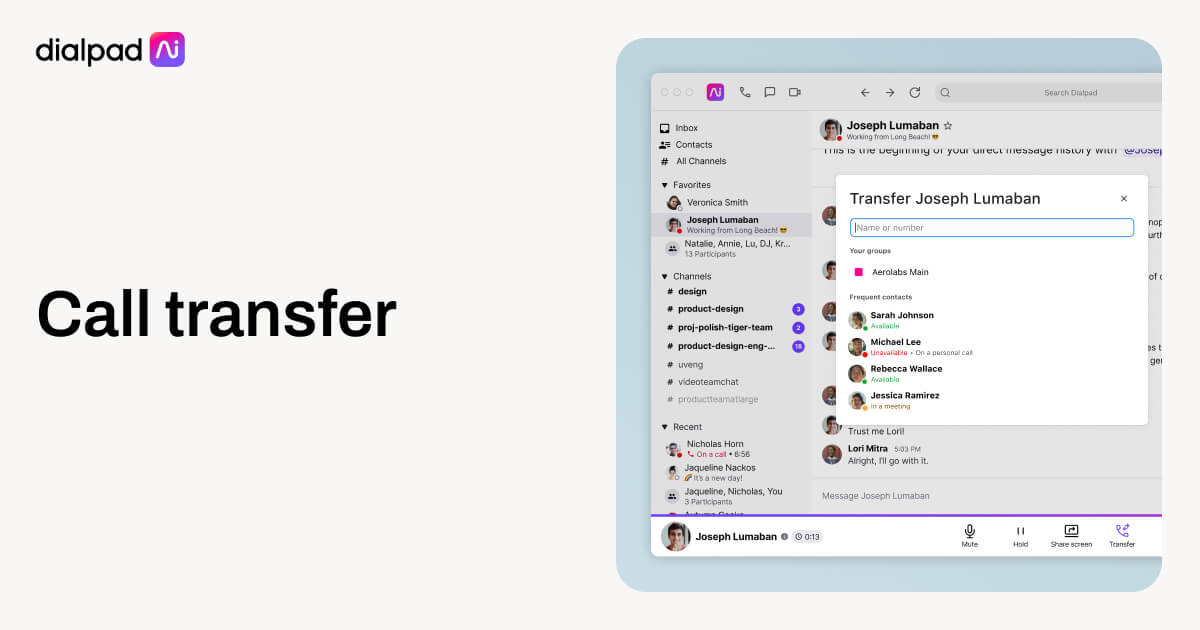 What is a Call Transfer? Types, How-to, & Features | Dialpad