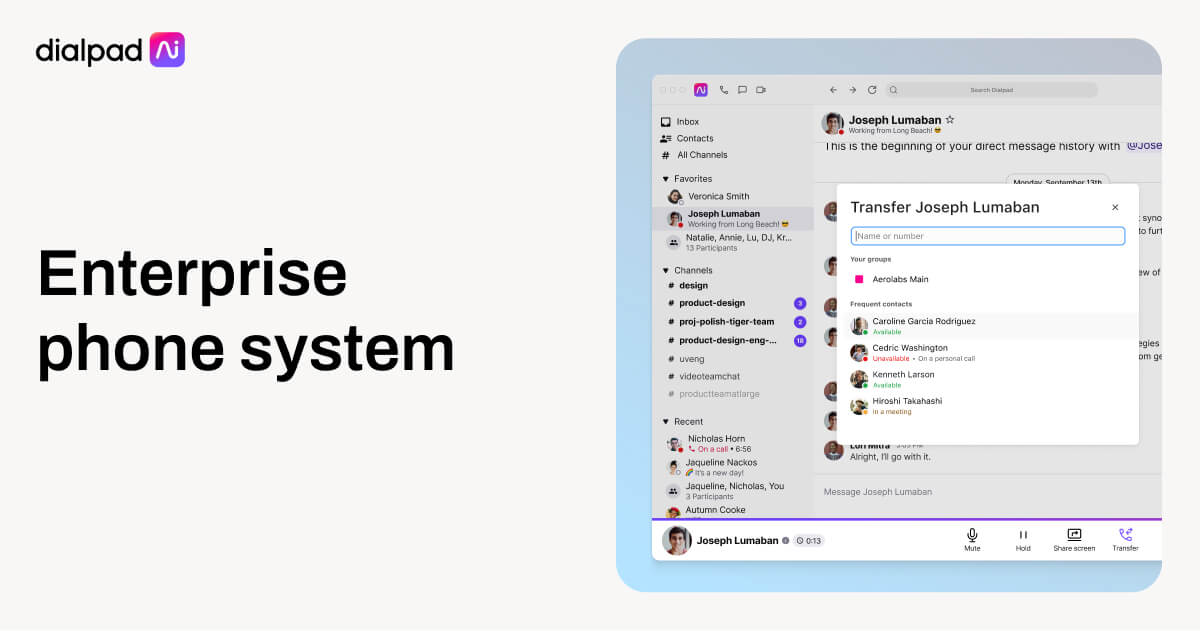 Enterprise Phone System: Connect Global Teams | Dialpad