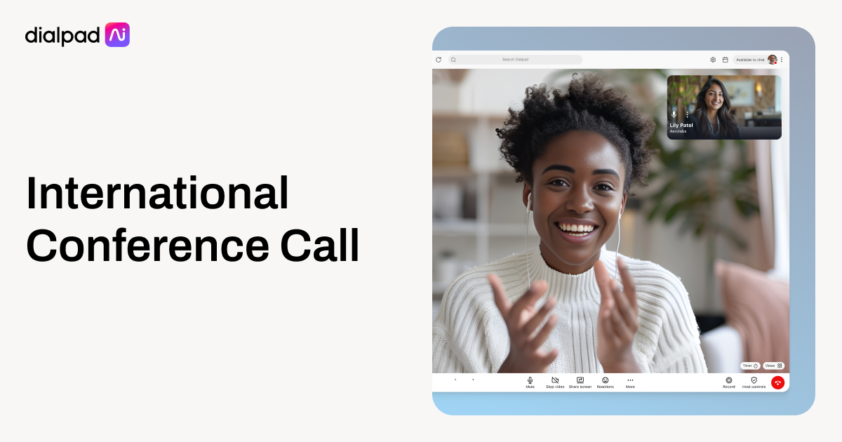 International Conference Calls for Business: Try FREE | Dialpad