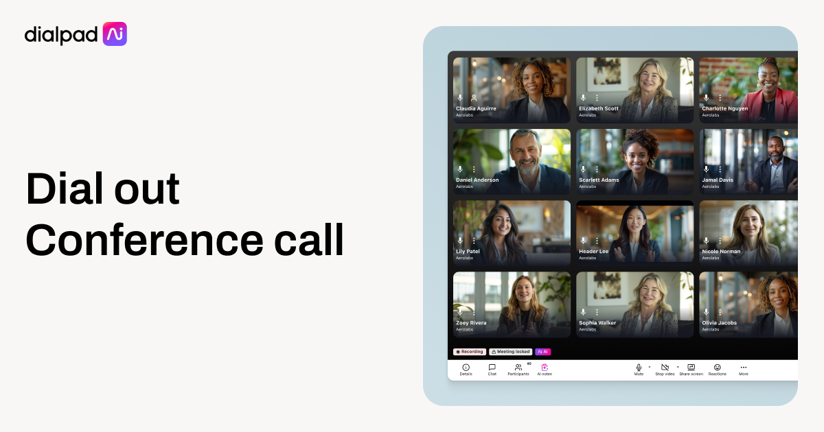 What is a Conference Call Dial Out? How It Works | Dialpad