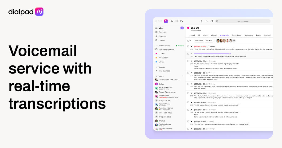 Visual Voicemail Made Effortless | Dialpad