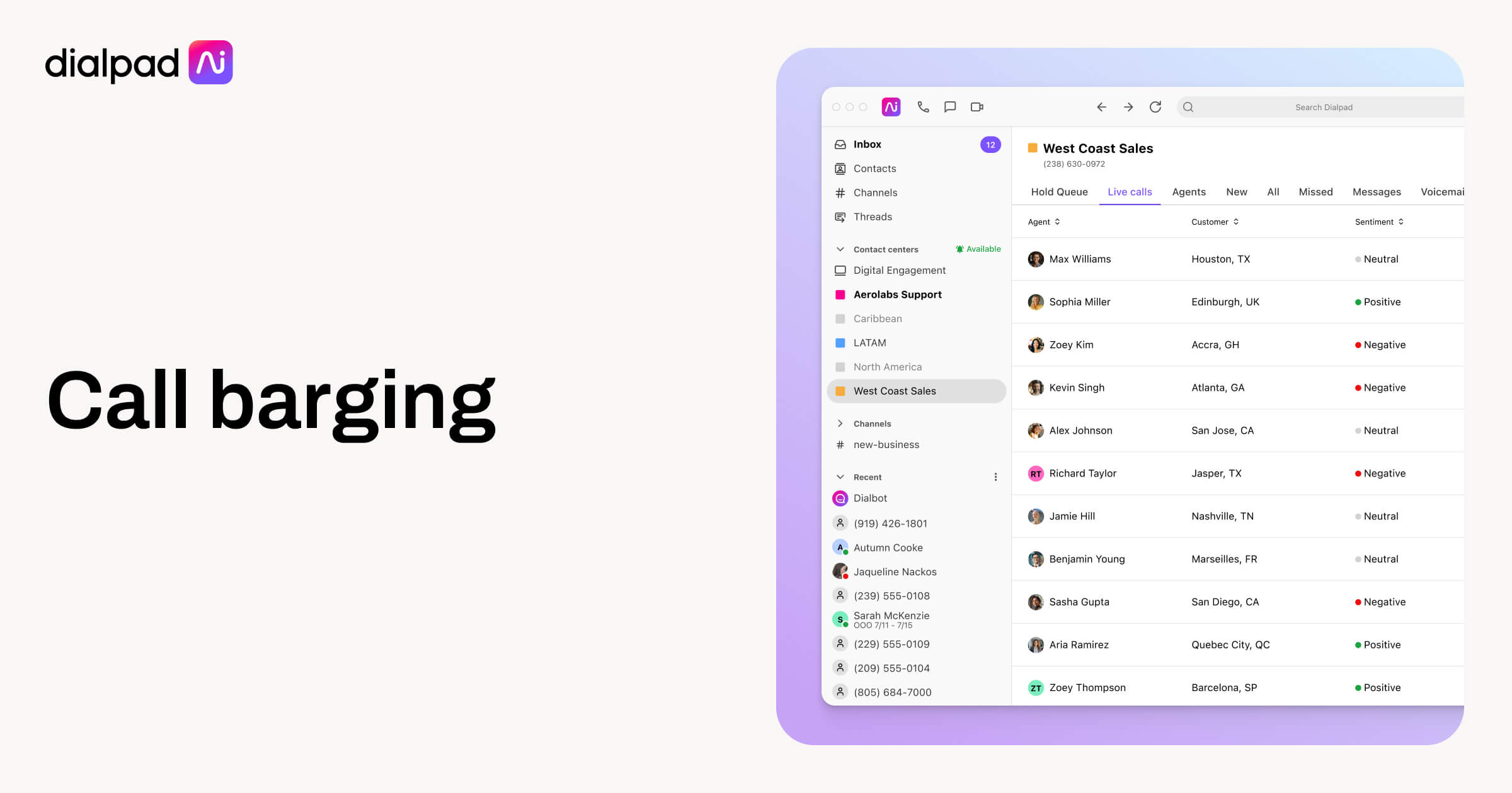 What is Call Barging in a Call Centre? Why You Need It | Dialpad