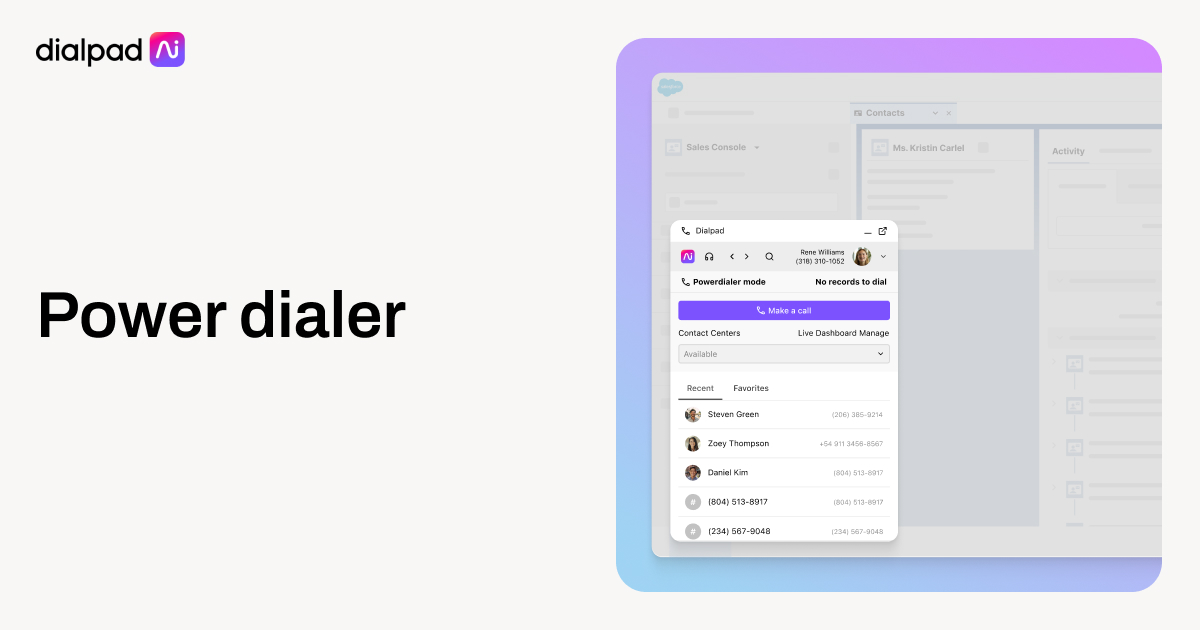 Power Dialer: Your Sales Team’s Secret Weapon | Dialpad