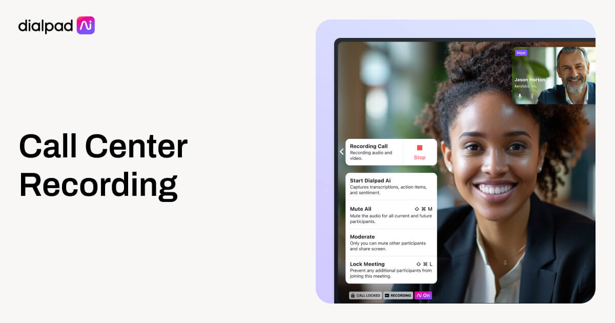 Call Center Recording Software - Quality Management | Dialpad