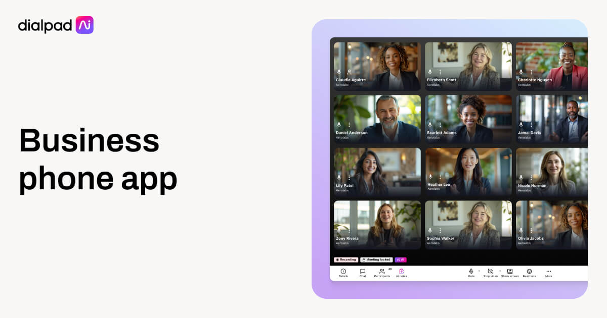Business Phone App: Numbers, Transfers, and More | Dialpad