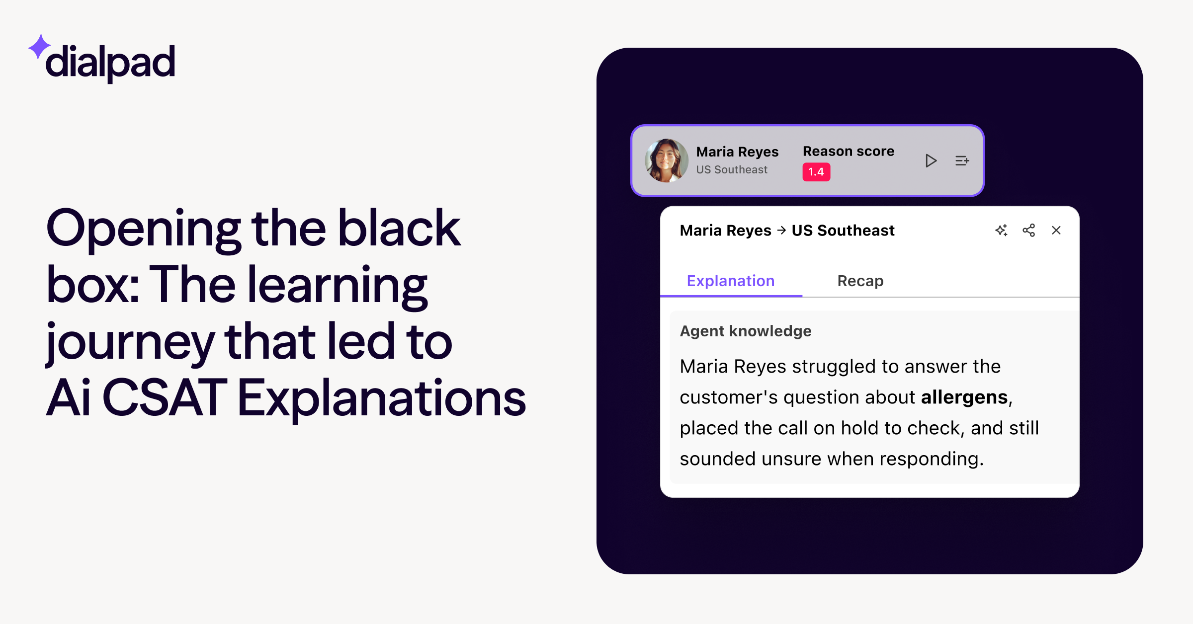 Beyond the black box the long journey that led to AI CSAT Explanations ...
