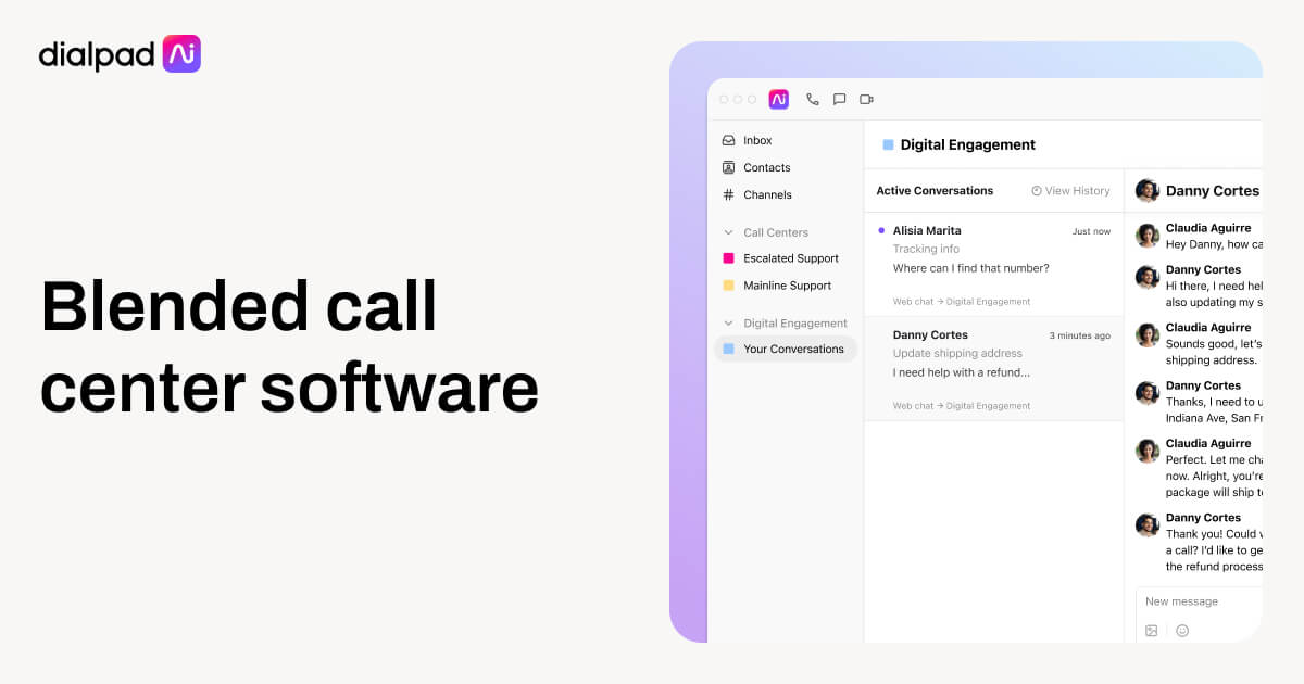 The Best Blended Call/Contact Center Software | Dialpad