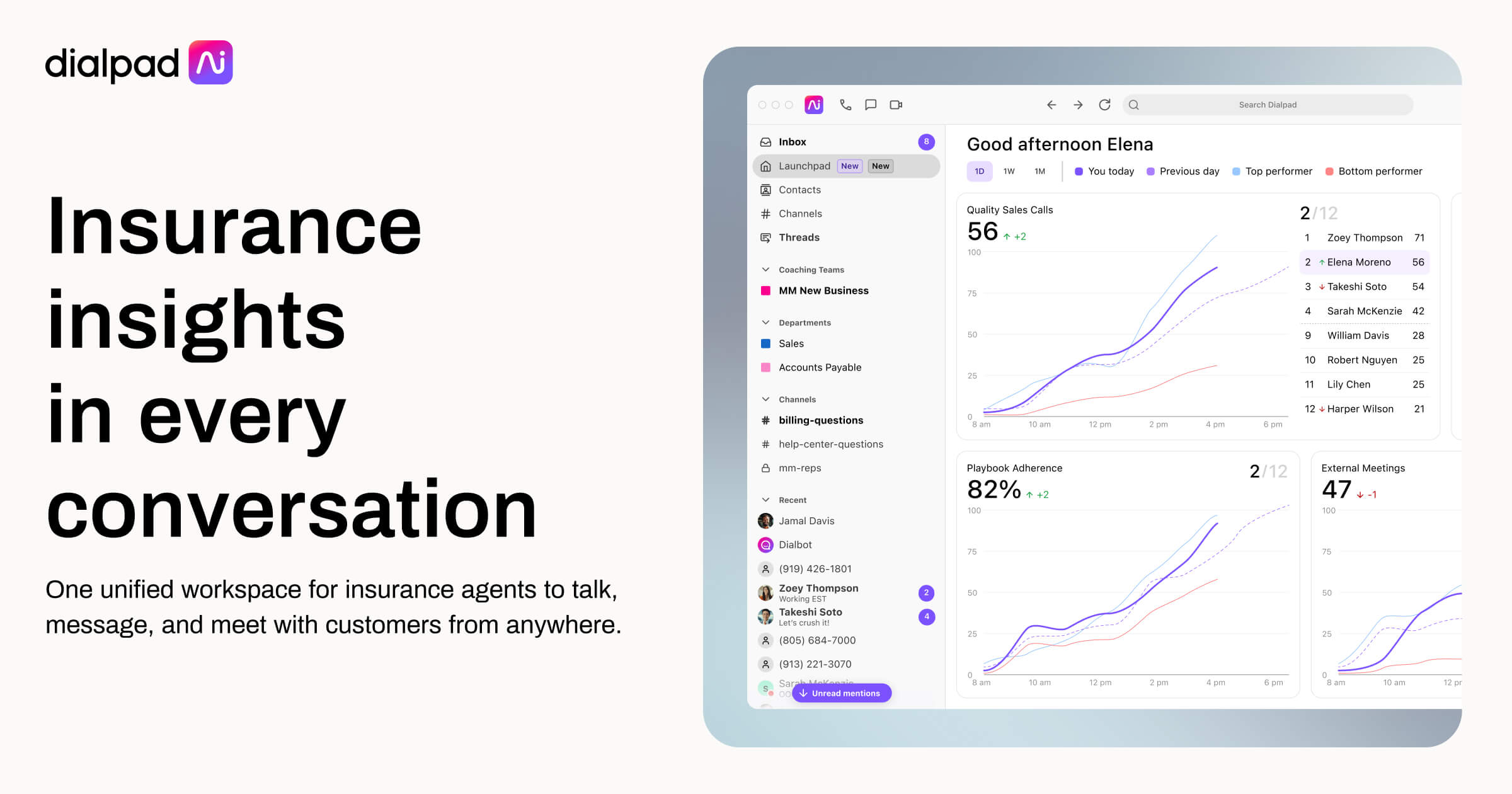 Insurance Communications Platform Powered by Ai | Dialpad