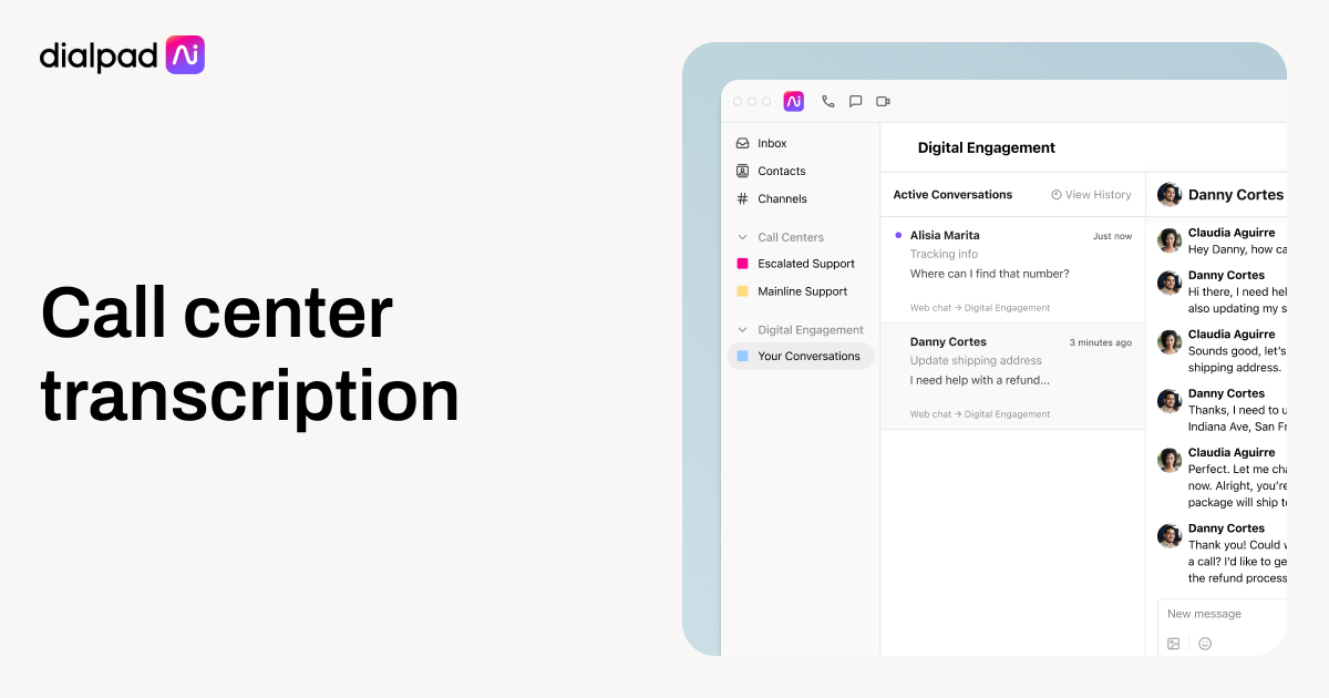 Real-time Call Center Transcription: Get a Product Tour | Dialpad