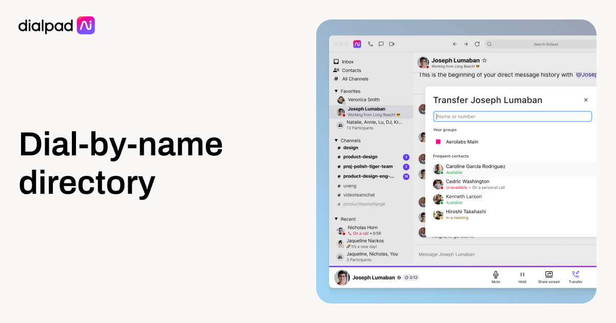 Dial by Name Directory: No Receptionist Needed | Dialpad