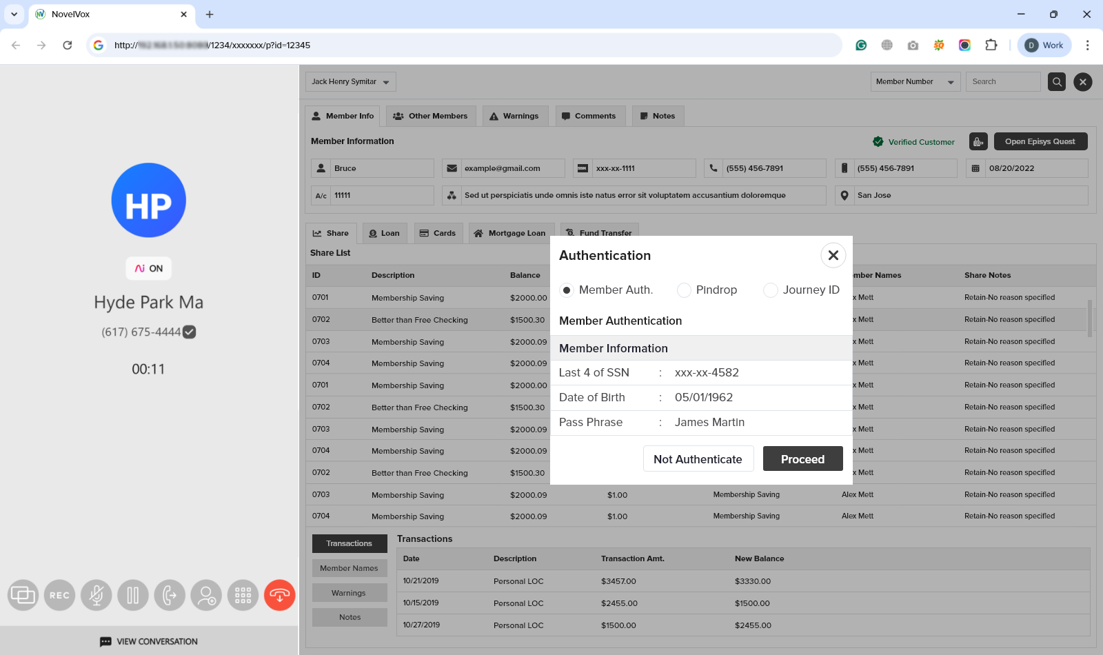 Dialpad + Symitar | Dialpad