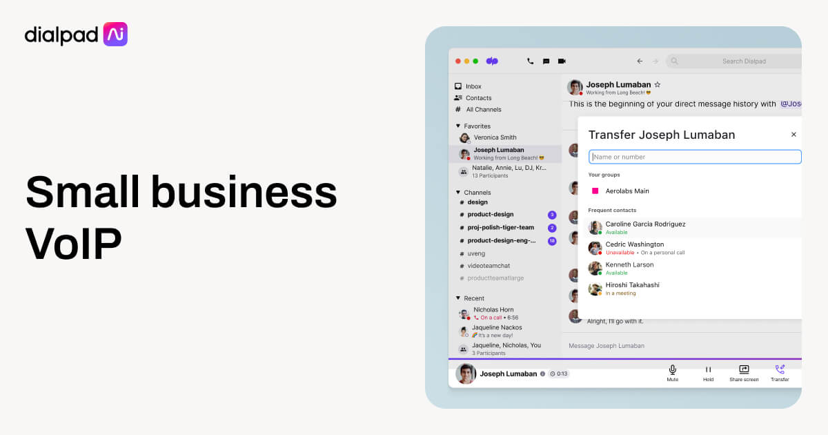 Small Business VoIP Phone Systems Features | Dialpad