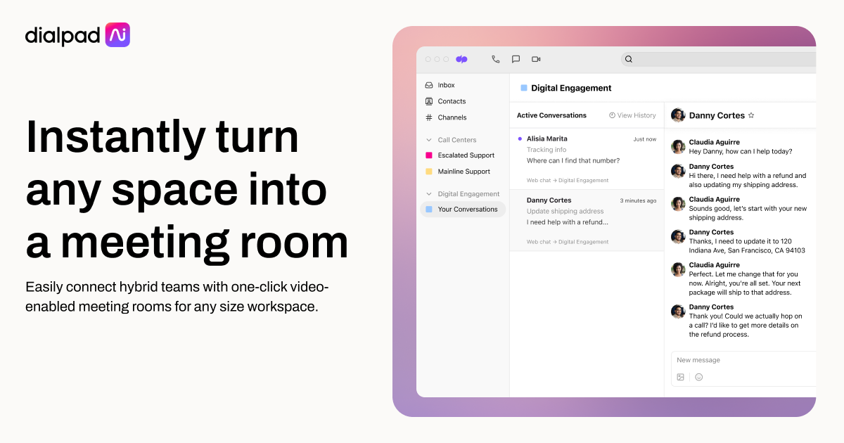 Dialpad Ai Contact Center - Customer Service Software