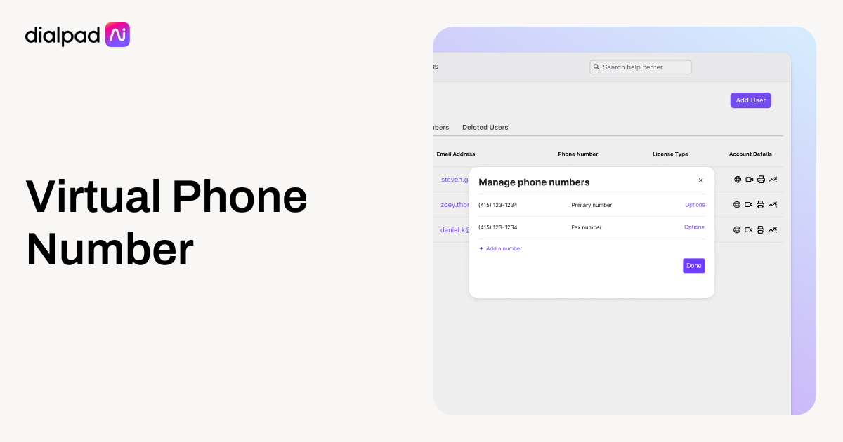 Virtual Phone Number for UK Businesses | Dialpad