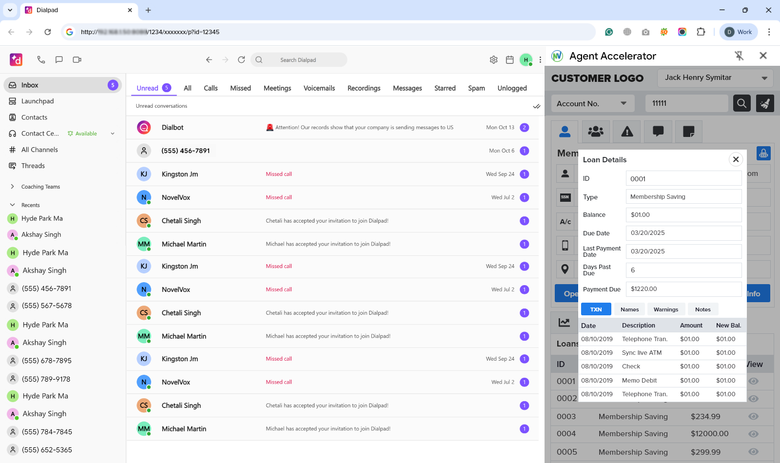 Dialpad + Symitar | Dialpad