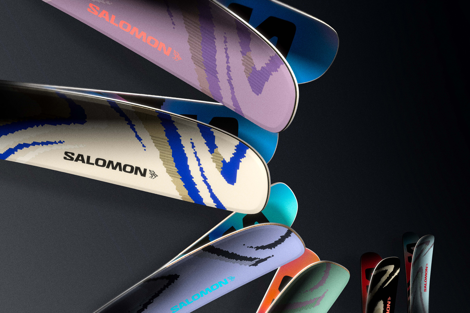 Salomon's Award-Winning QST Ski Line Drop Trippy New Designs | Field Mag