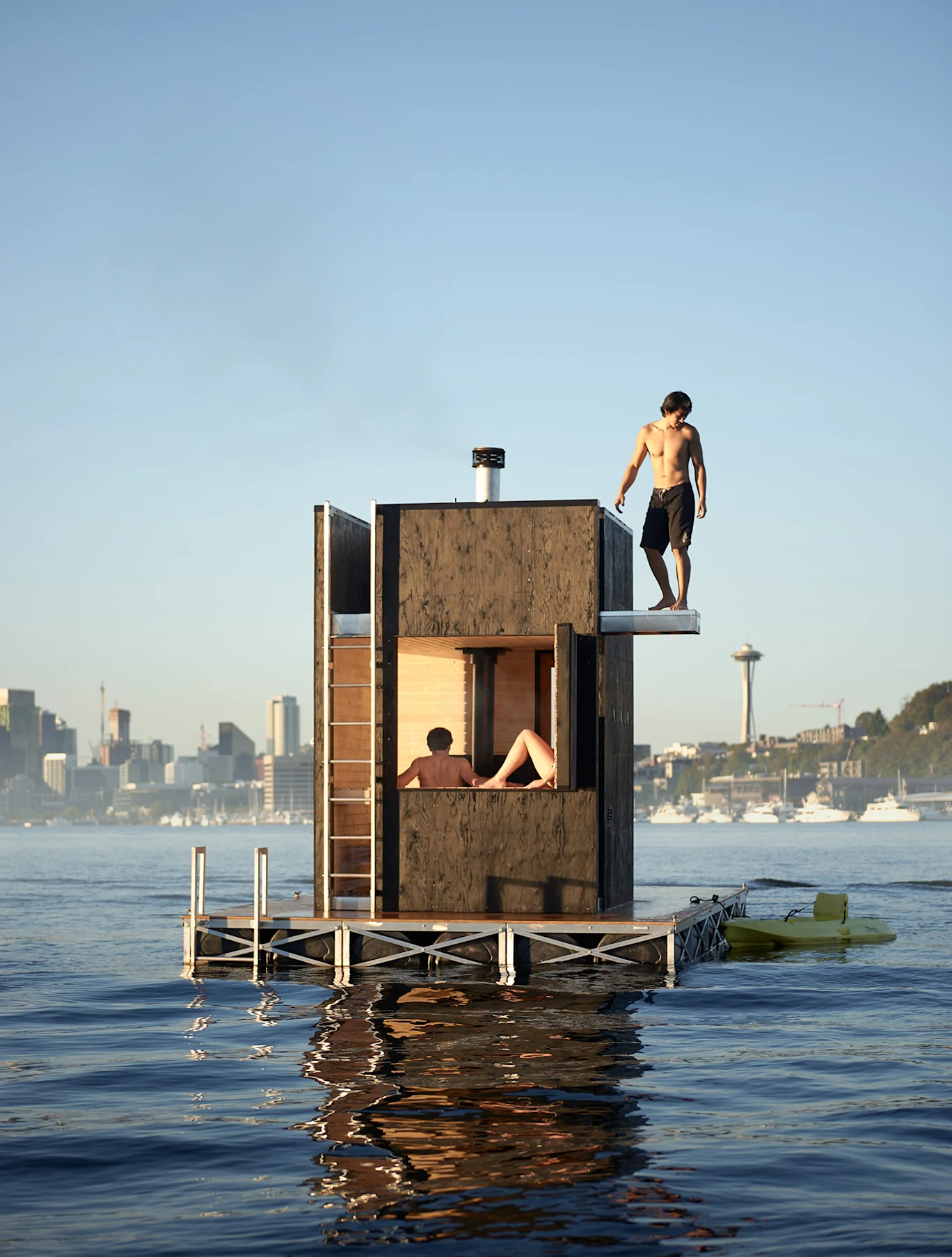 A Floating Sauna Is Seattle's Best Swimming Spot | Field Mag