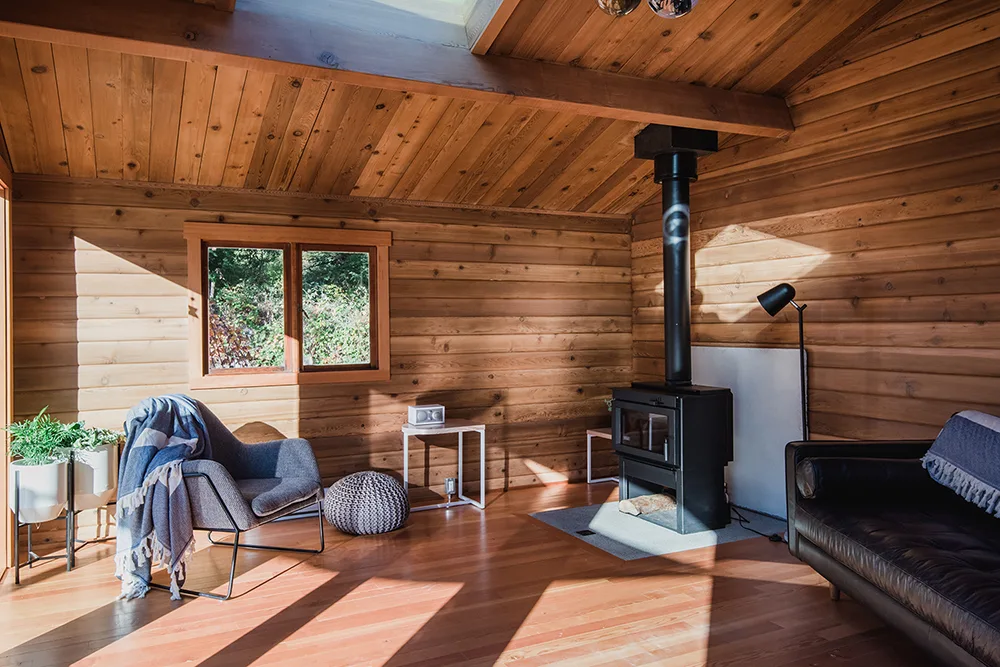 Bodega Cove Ceder Cabin Rentals| Galiano Island, BC | Field Mag
