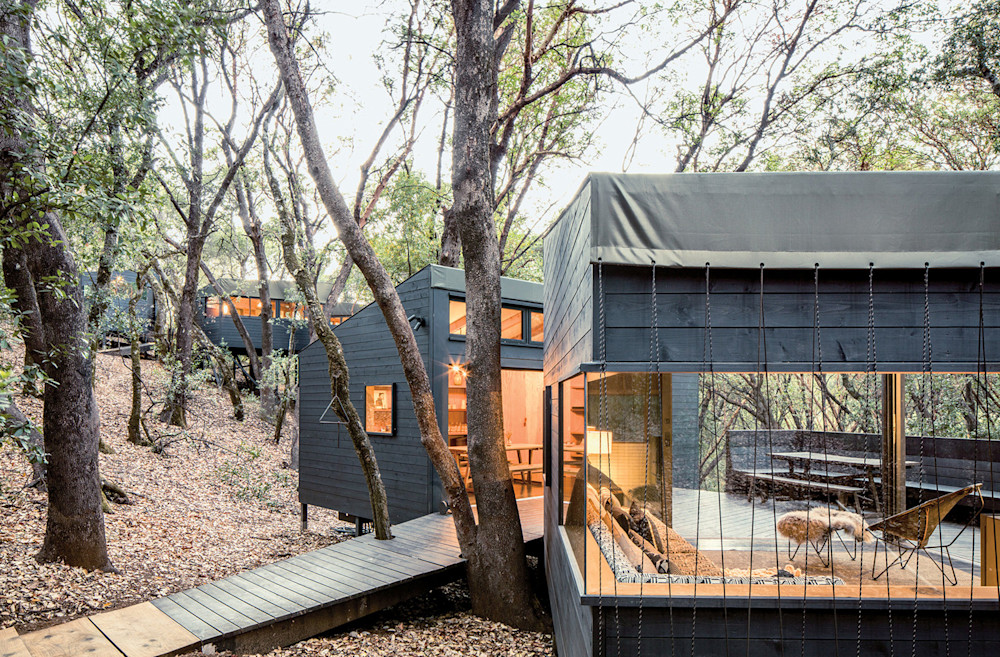Open-Air Tree House Cabins in Mendocino County | Field Mag