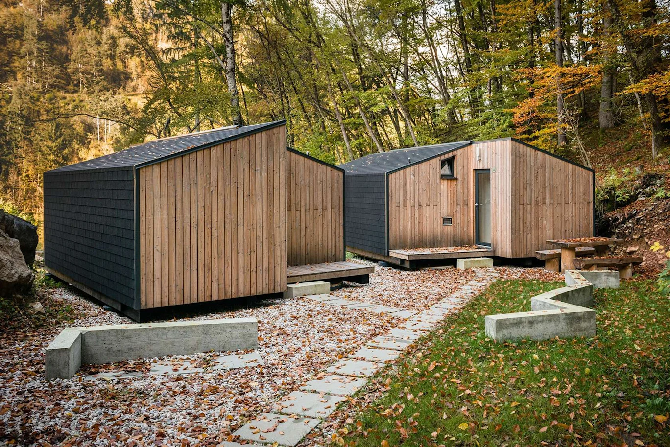 Prefab Cabins Designed to Embrace Nature Near Lake Bled | Field Mag