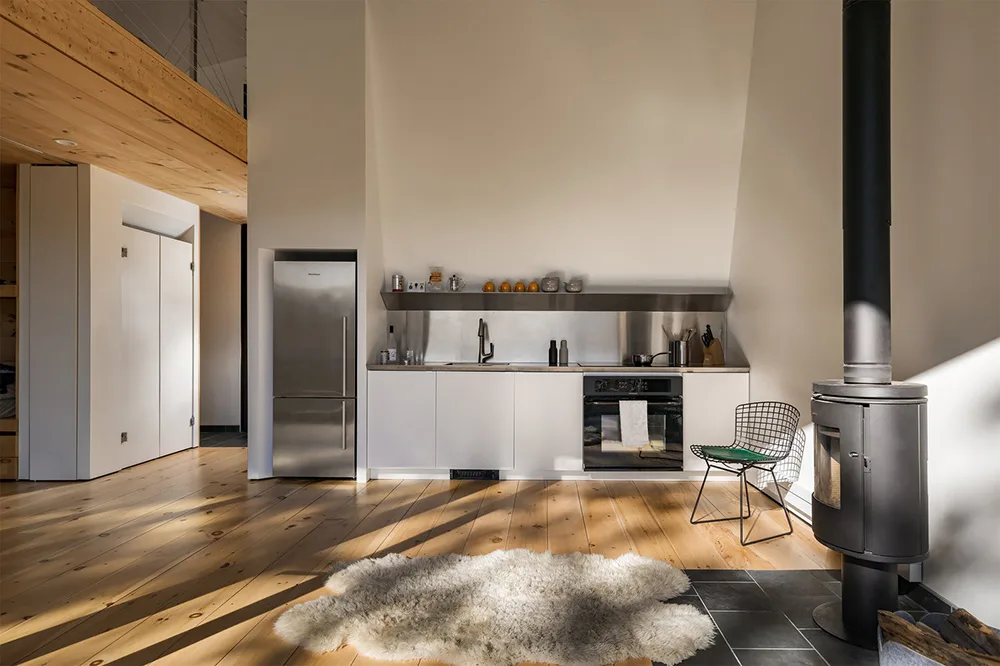 Best New Hampshire Modern Geometric Prefab Cabin | Field Mag