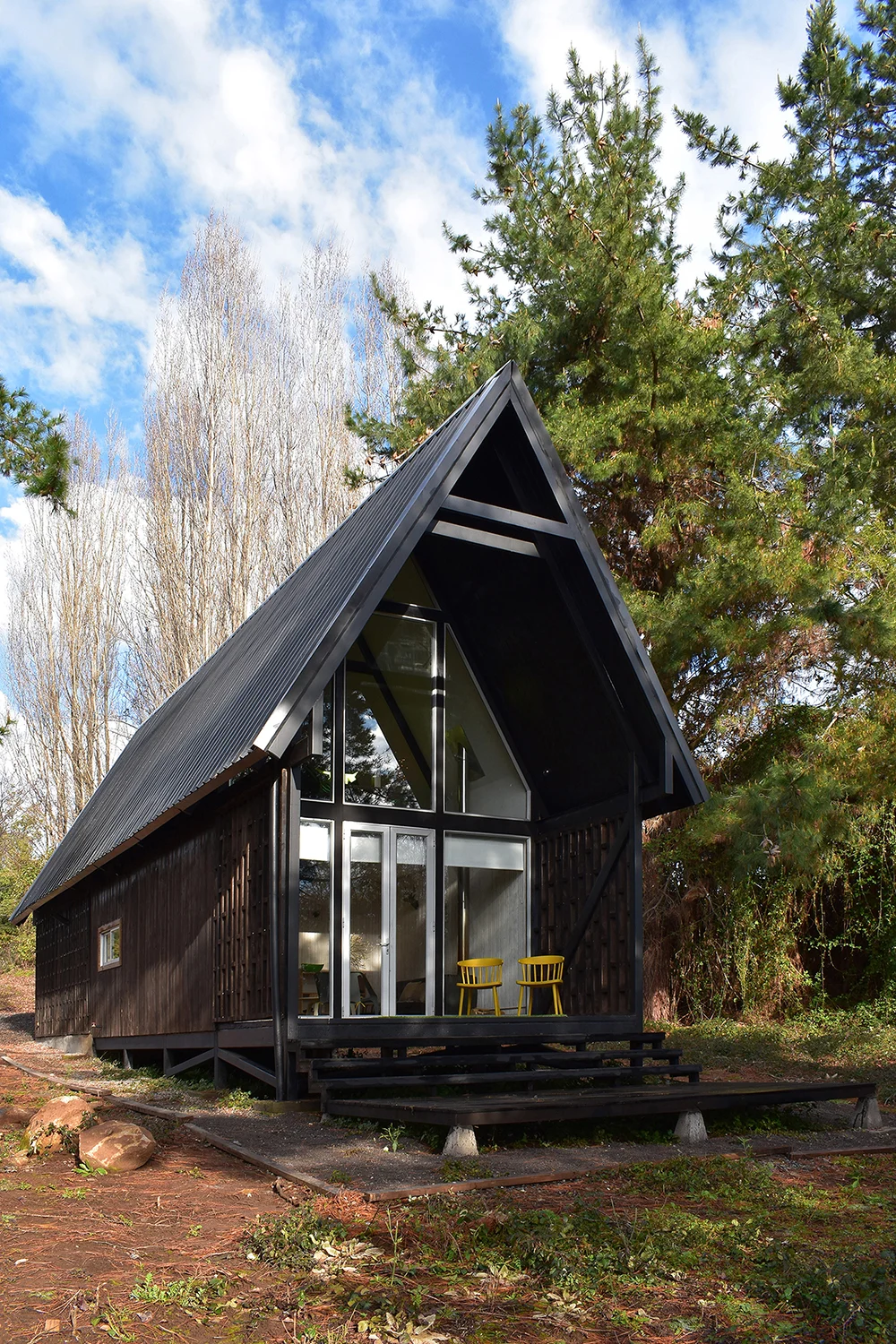 Best Black Cabin Design - Patagonia Chile Prefab | Field Mag