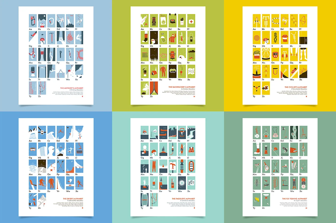 My Outdoor Alphabet - Your Favorite Outdoor Activity, Illustrated ...