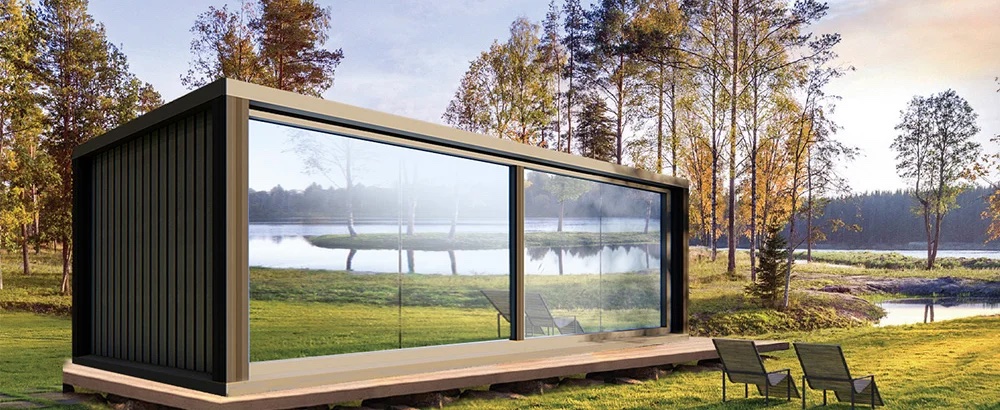 Prefab House Glasses Guests