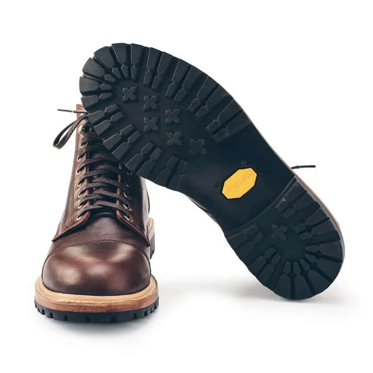 The Best Handmade Cap Toe Men's Motorcycle Boot | Field Mag
