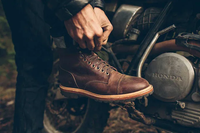 The Best Handmade Cap Toe Men's Motorcycle Boot | Field Mag