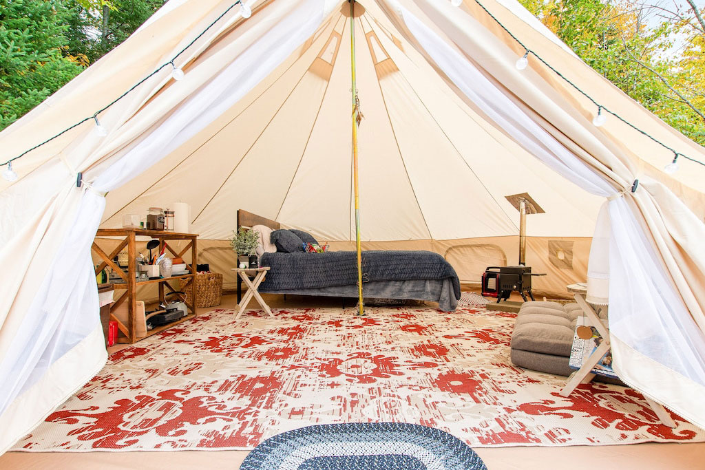 Glamping New Hampshire: 10 Best Yurts, Tents & Cabins | Field Mag