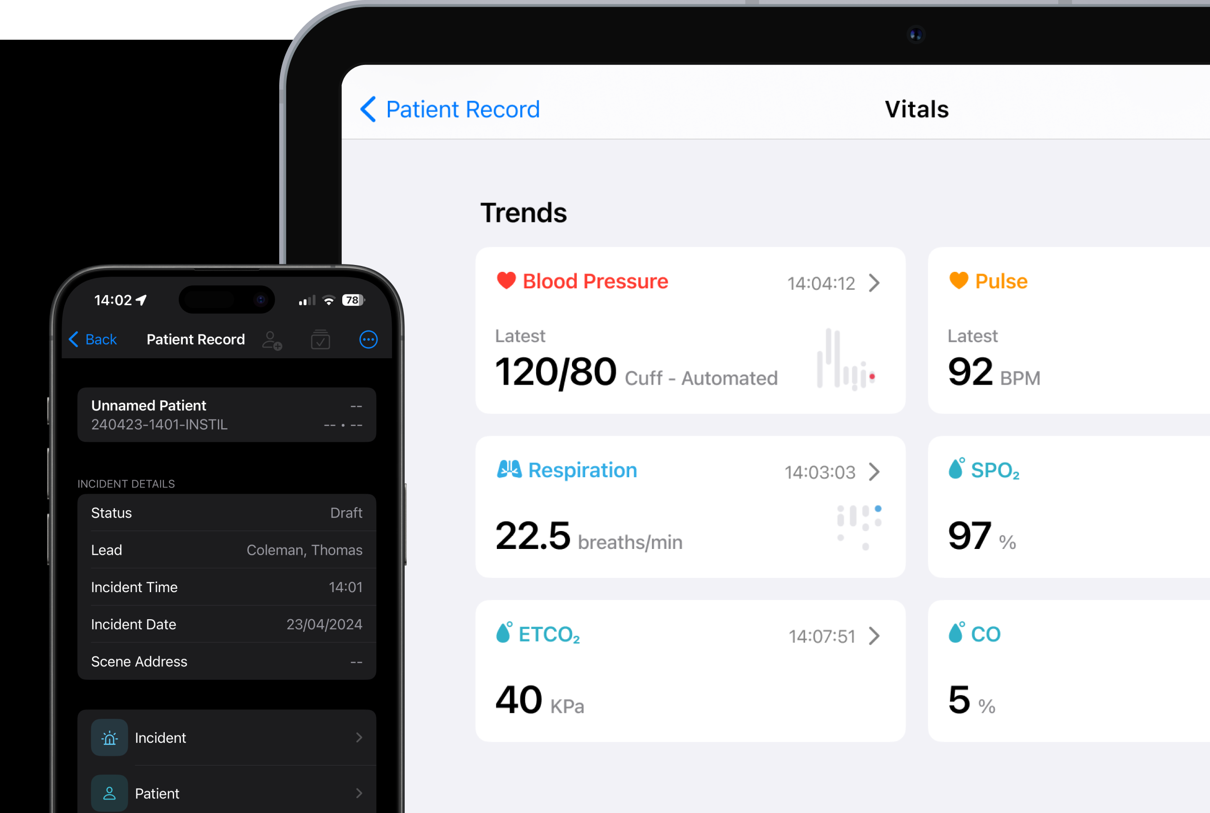 EHR - a next generation iPad app for emergency services
