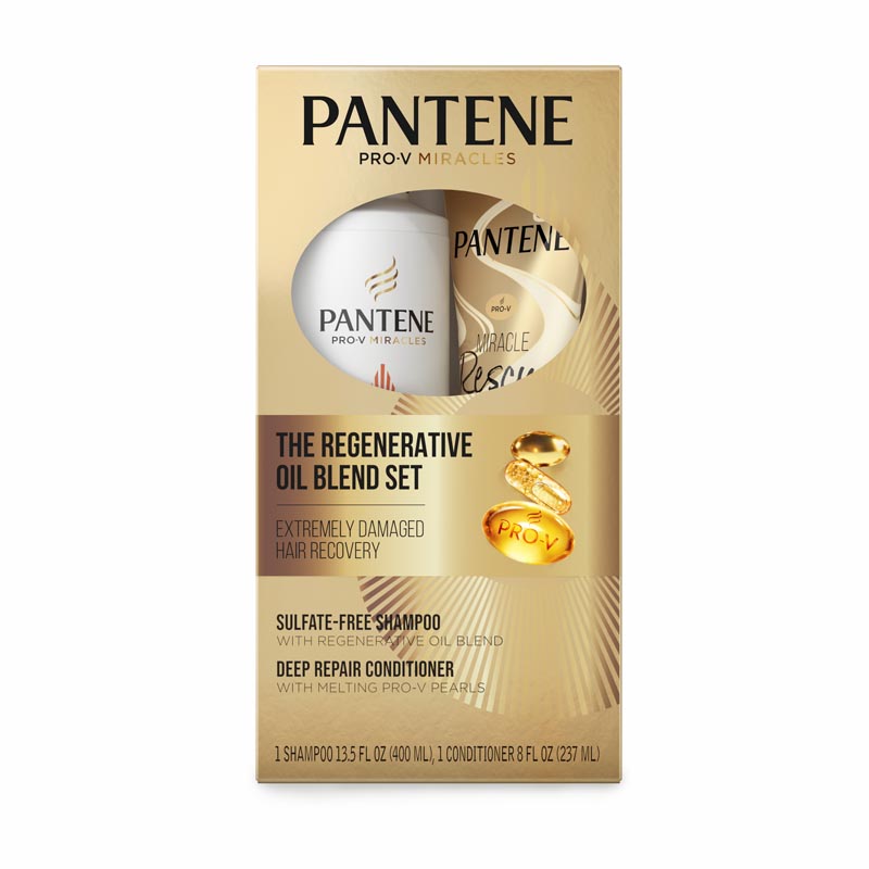 Pantene Pro-V Miracles Regenerative Oil Blend Shampoo and Deep ...