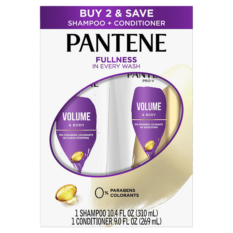 Pantene Sheer Volume Shampoo + Conditioner Bundle | Pantene