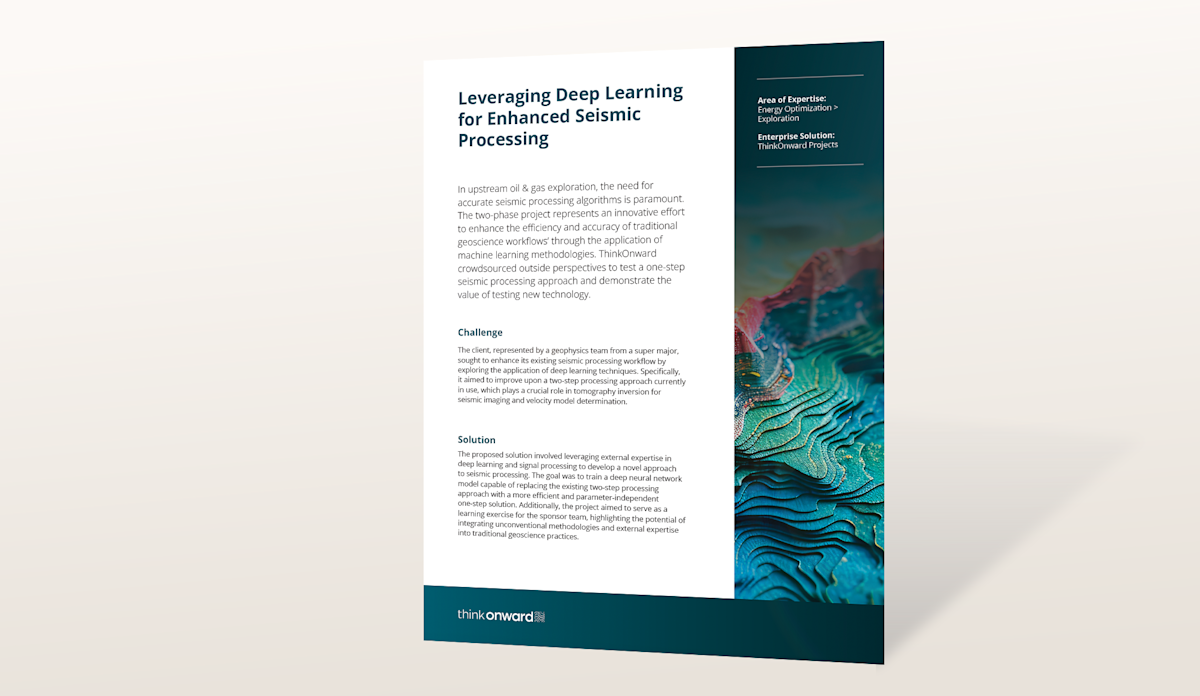 Leveraging Deep Learning for Enhanced Seismic Processing