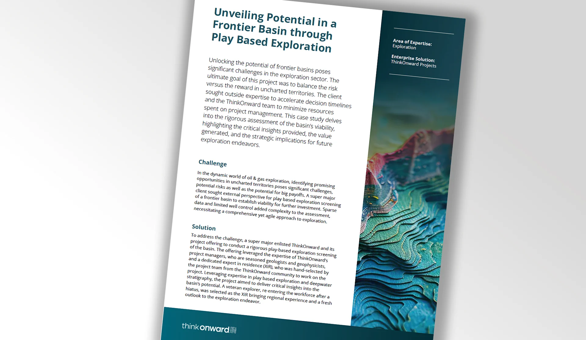 Unveiling Potential in a Frontier Basin through Play Based Exploration