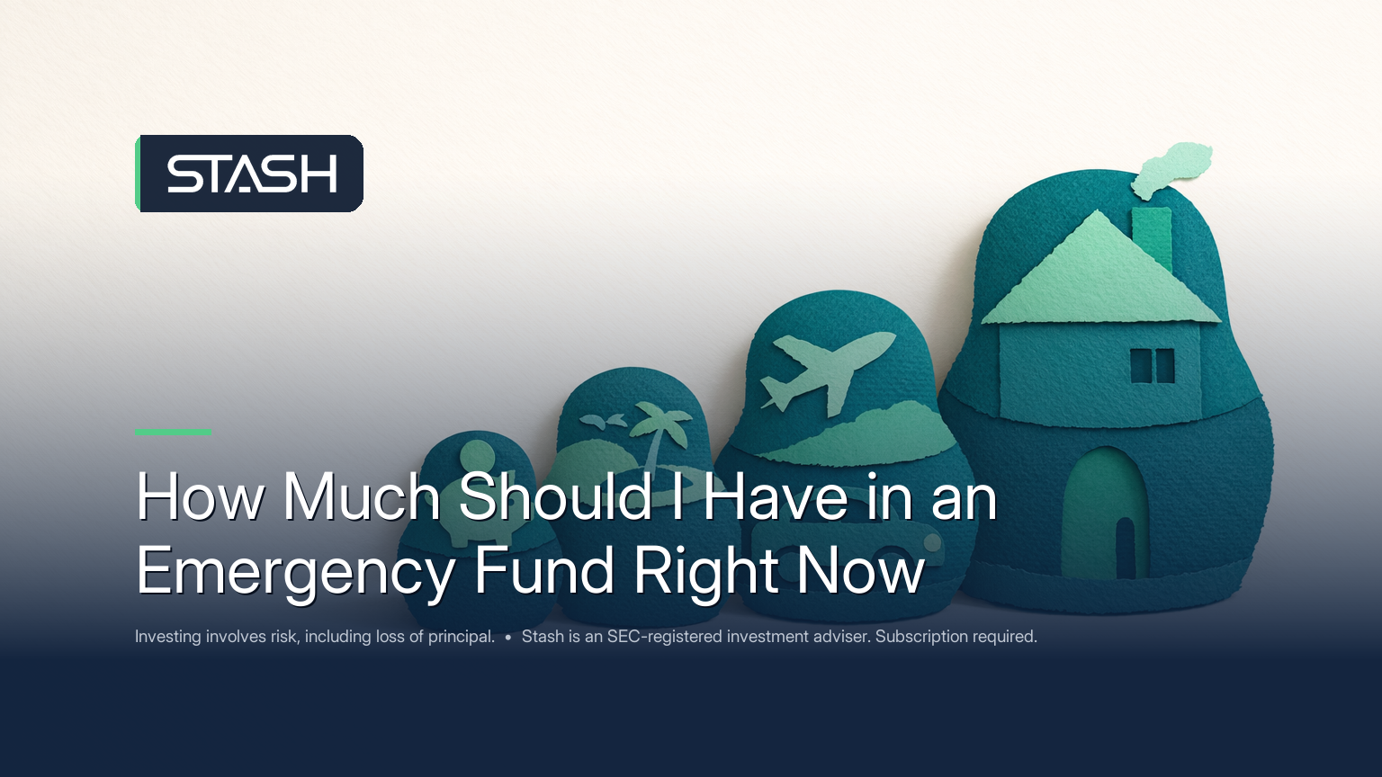 How Much Should I Have in an Emergency Fund Right Now