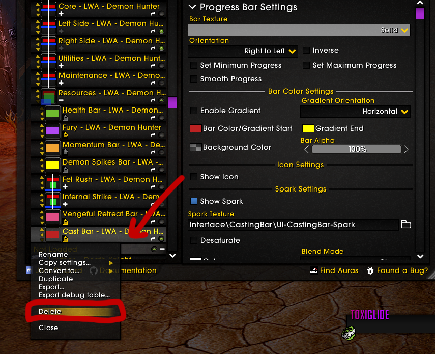 WeakAuras Guide | ToxiUI