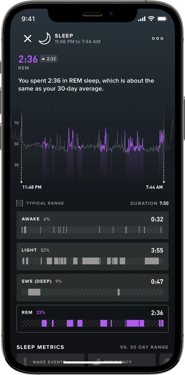 App Update: New Sleep Details Page | WHOOP