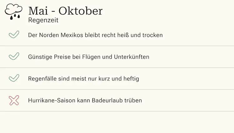 Beste Reisezeit für Mexiko: Klima, Wetter & Tipps | Tourlane