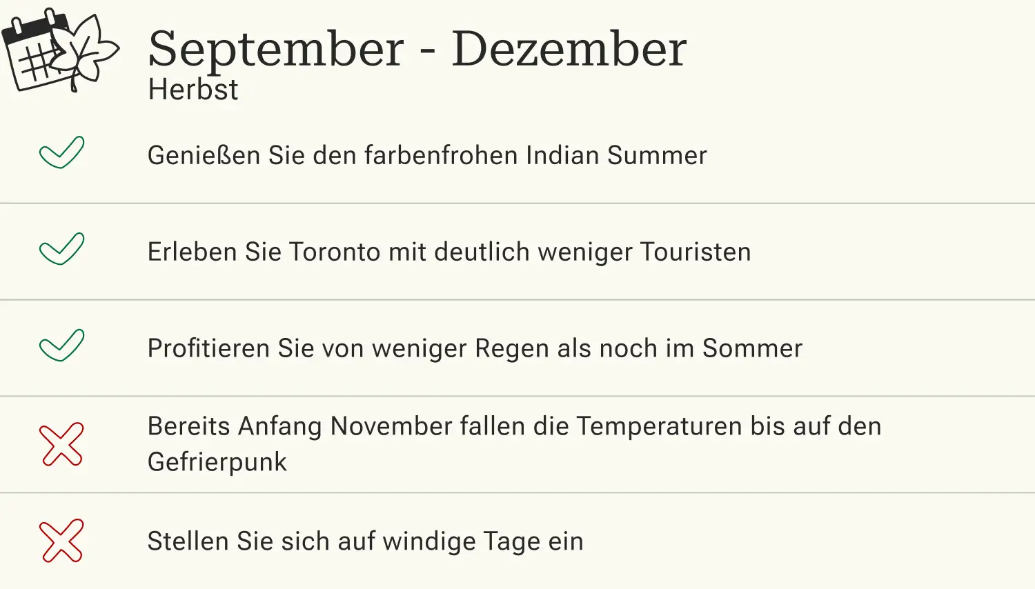 Beste Reisezeit für Toronto: Klima, Wetter & Tipps | Tourlane Beste Reisezeit für Toronto: Klima, Wetter & Tipps | Tourlane