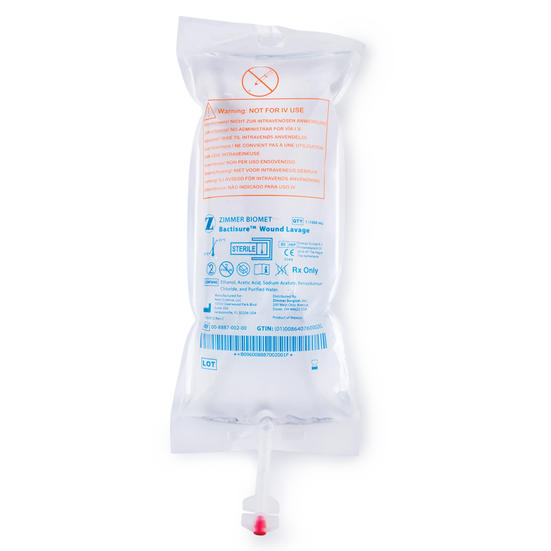 ZNN with Bactiguard Technology | Zimmer Biomet