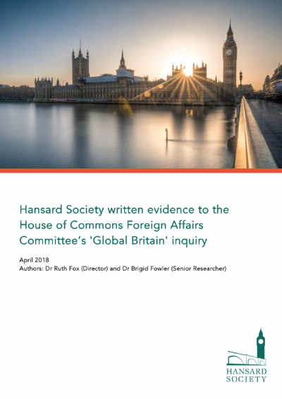 Evidence to the House of Commons Foreign Affairs Committee: 'Global ...